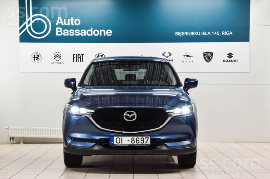 Zils Mazda CX-5 2021 Rīga, ar dzinēja tilpumu 2.00 L un nobraukumu 31 tūkst. km par 20990 €, foto 2 vietnē AUTOMOTO.COM.LV