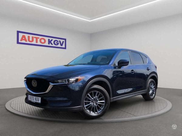Zils Mazda CX-5 2021 Viļņa, ar dzinēja tilpumu 2.50 L un nobraukumu 81 tūkst. km par 20999 €, foto 1 vietnē AUTOMOTO.COM.LV