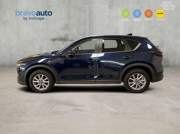 Blue Mazda CX-5 2022 in Vilnius, with an engine capacity of 2.00 L and mileage of 61 thousand km for 24990 €, photo 2 on AUTOMOTO.COM.LV