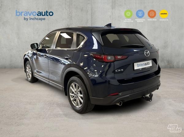 Blue Mazda CX-5 2022 in Vilnius, with an engine capacity of 2.00 L and mileage of 61 thousand km for 24990 €, photo 3 on AUTOMOTO.COM.LV