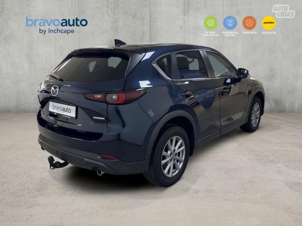 Blue Mazda CX-5 2022 in Vilnius, with an engine capacity of 2.00 L and mileage of 61 thousand km for 24990 €, photo 5 on AUTOMOTO.COM.LV
