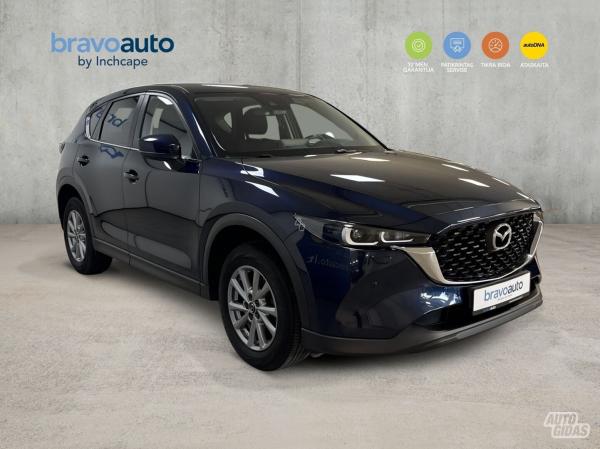 Blue Mazda CX-5 2022 in Vilnius, with an engine capacity of 2.00 L and mileage of 61 thousand km for 24990 €, photo 6 on AUTOMOTO.COM.LV