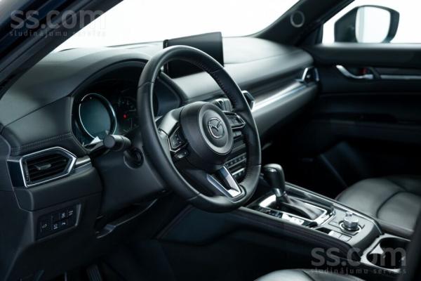 Blue Mazda CX-5 2023 in Riga, with an engine capacity of 2.50 L and mileage of 29 thousand km for 30900 €, photo 5 on AUTOMOTO.COM.LV