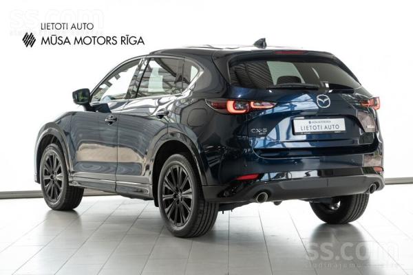 Blue Mazda CX-5 2023 in Riga, with an engine capacity of 2.50 L and mileage of 29 thousand km for 30900 €, photo 10 on AUTOMOTO.COM.LV