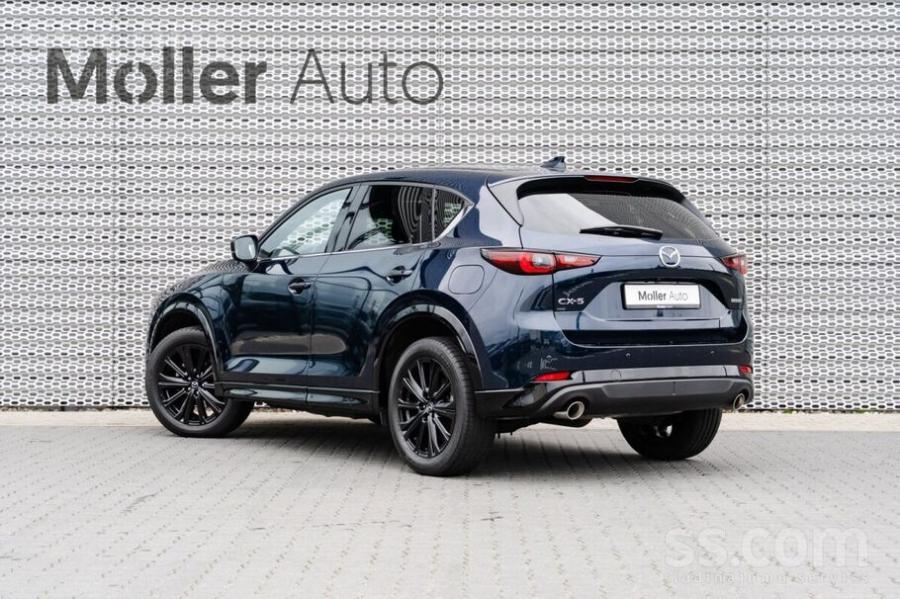 Zils Mazda CX-5 2024 Rīga, ar dzinēja tilpumu 2.50 L un nobraukumu 12 tūkst. km par 32750 €, foto 4 vietnē AUTOMOTO.COM.LV
