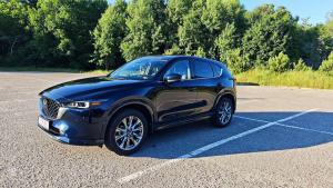 Blue Mazda CX-5 2025 in Klaipeda, with an engine capacity of 2.50 L and mileage of 9 thousand km for 29300 €, photo  on AUTOMOTO.COM.LV