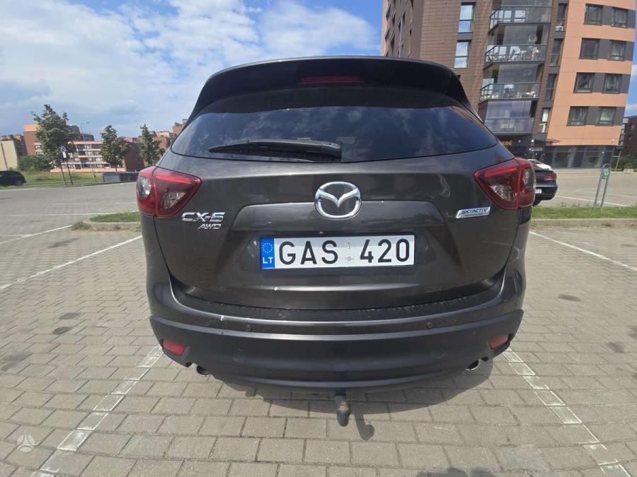 Brūns Mazda CX-5 2015 Viļņa, ar dzinēja tilpumu 2.19 L un nobraukumu 213 tūkst. km par 3500 €, foto 3 vietnē AUTOMOTO.COM.LV