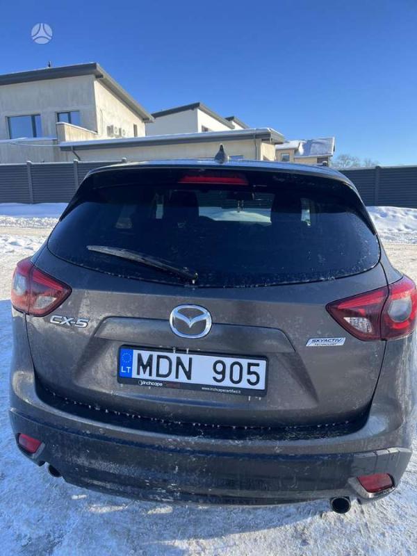 Brūns Mazda CX-5 2016 Viļņa, ar dzinēja tilpumu 2.19 L un nobraukumu 145 tūkst. km par 7900 €, foto 4 vietnē AUTOMOTO.COM.LV