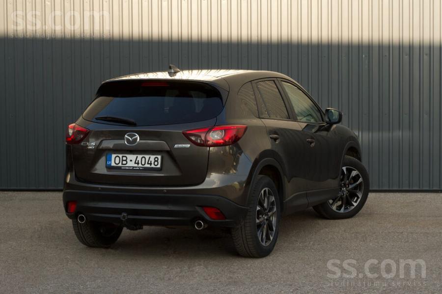 Brown Mazda CX-5 2016 in Riga, with an engine capacity of 2.20 L and mileage of 159 thousand km for 11500 €, photo 7 on AUTOMOTO.COM.LV