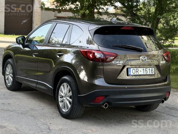 Brown Mazda CX-5 2016 in Jelgava, with an engine capacity of 2.20 L and mileage of 205 thousand km for 6800 €, photo 3 on AUTOMOTO.COM.LV