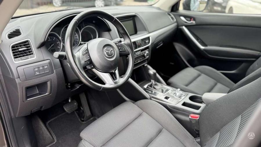Brown Mazda CX-5 2017 in Telschi, with an engine capacity of 2.19 L and mileage of 179 thousand km for 10700 €, photo 14 on AUTOMOTO.COM.LV
