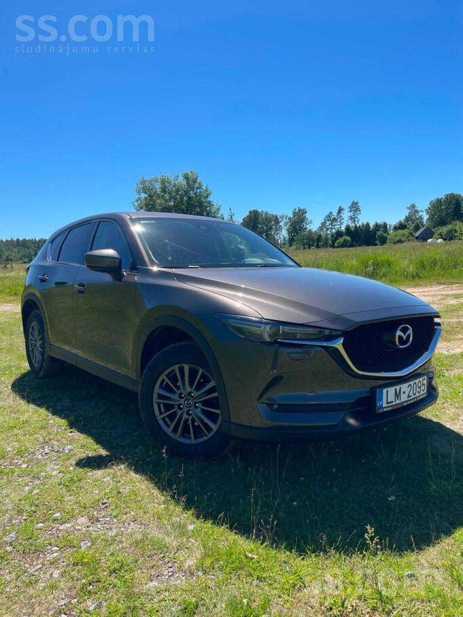 Brown Mazda CX-5 2018 in Riga, with an engine capacity of 2.00 L and mileage of 105 thousand km for 18300 €, photo 5 on AUTOMOTO.COM.LV