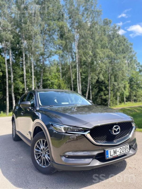 Brown Mazda CX-5 2018 in Riga, with an engine capacity of 2.00 L and mileage of 107 thousand km for 17500 €, photo 1 on AUTOMOTO.COM.LV