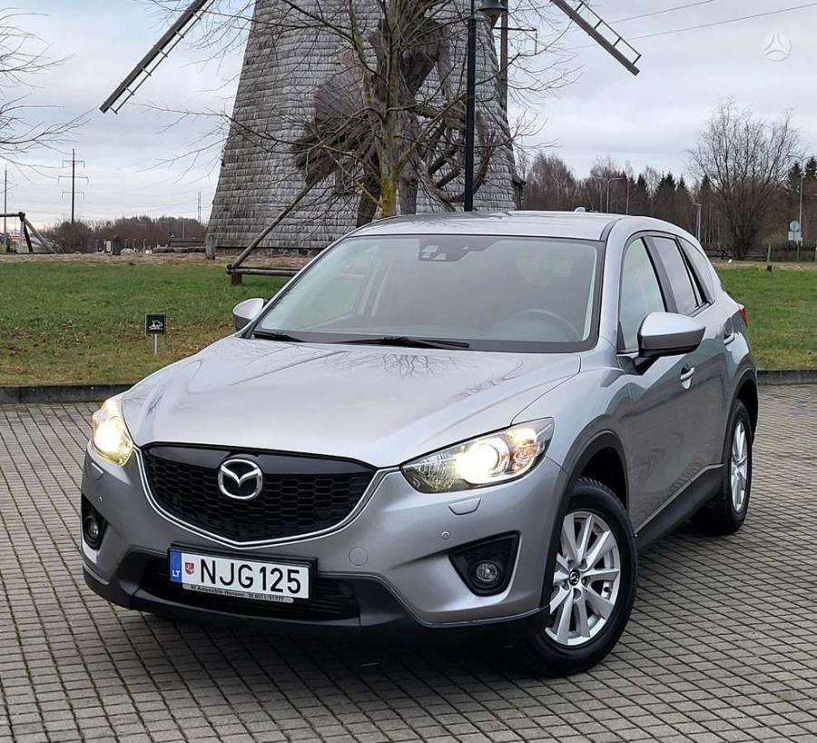 Pelēks Mazda CX-5 2012 Šauļi, ar dzinēja tilpumu 2.20 L un nobraukumu 211 tūkst. km par 5950 €, foto 2 vietnē AUTOMOTO.COM.LV