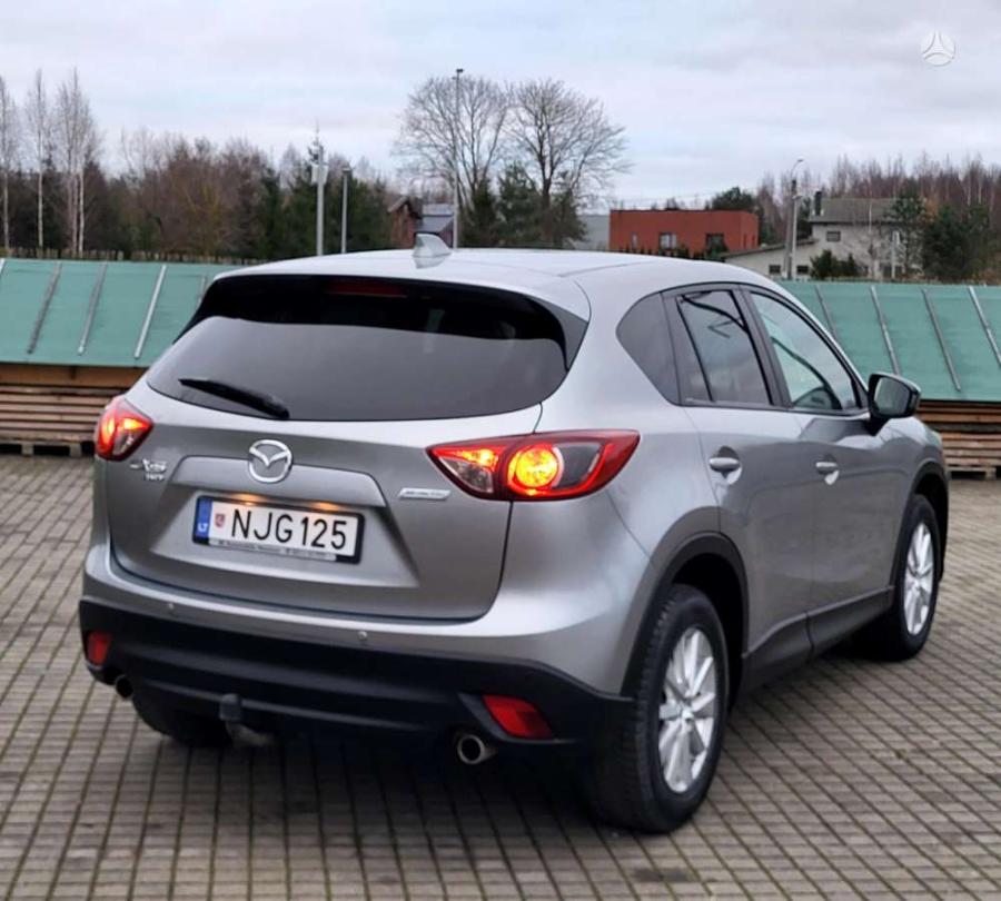 Pelēks Mazda CX-5 2012 Šauļi, ar dzinēja tilpumu 2.20 L un nobraukumu 211 tūkst. km par 5950 €, foto 17 vietnē AUTOMOTO.COM.LV