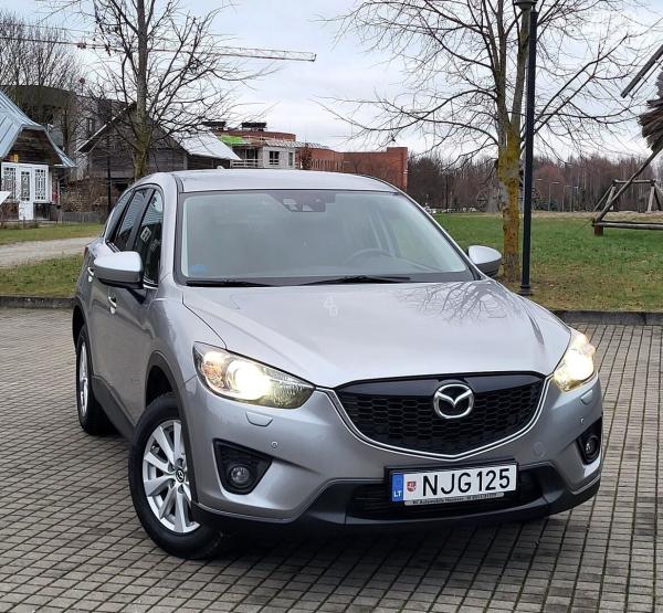 Grey Mazda CX-5 2012 in Siauliai, with an engine capacity of 2.20 L and mileage of 214 thousand km for 5950 €, photo 2 on AUTOMOTO.COM.LV