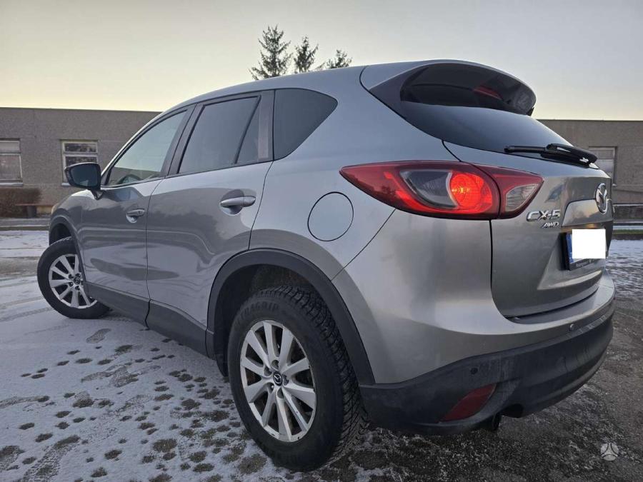 Grey Mazda CX-5 2012 in Siauliai, with an engine capacity of 2.20 L and mileage of 258 thousand km for 5990 €, photo 14 on AUTOMOTO.COM.LV