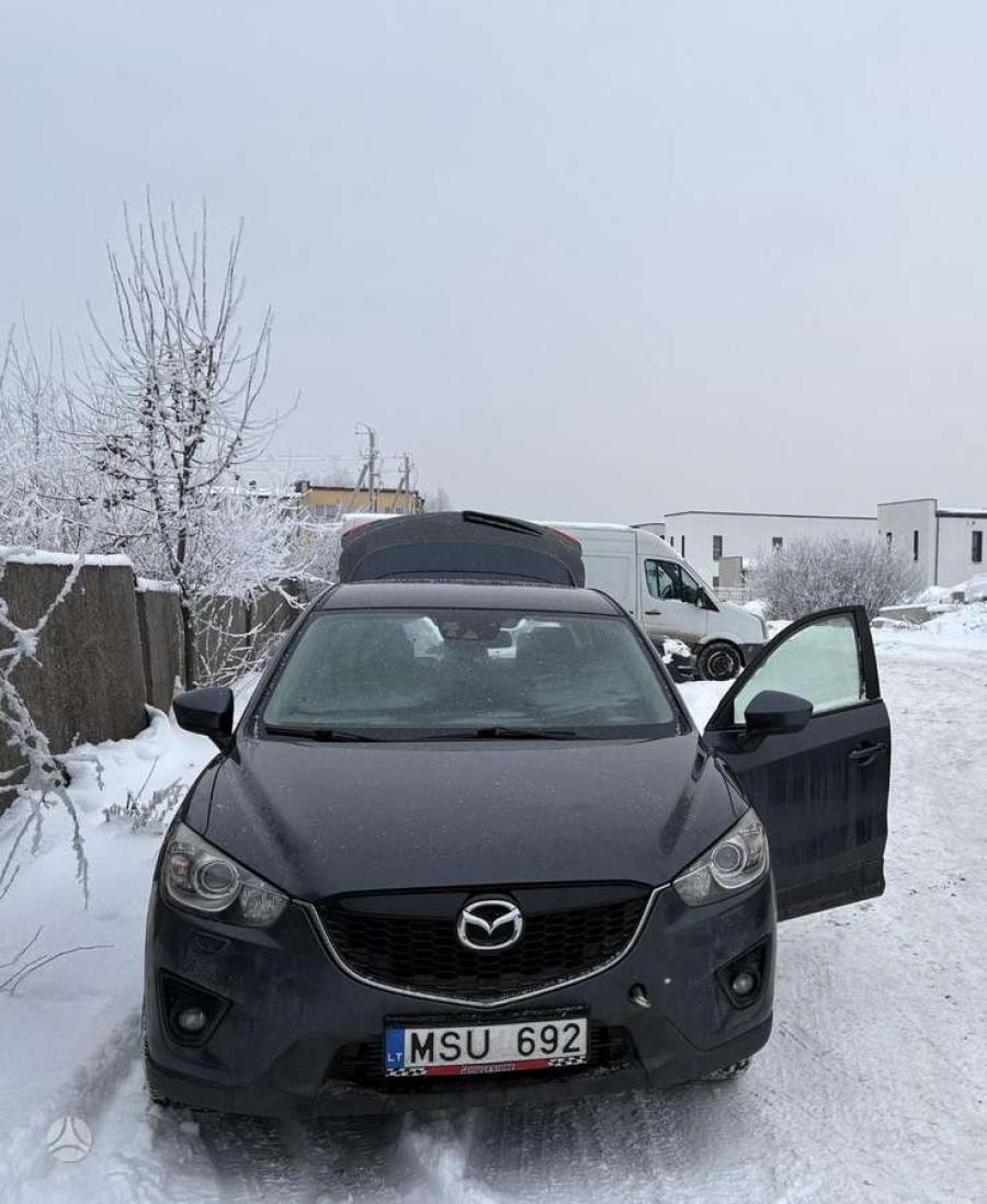 Pelēks Mazda CX-5 2012 Kauņa, ar dzinēja tilpumu 2.19 L un nobraukumu 310 tūkst. km par 3800 €, foto 1 vietnē AUTOMOTO.COM.LV