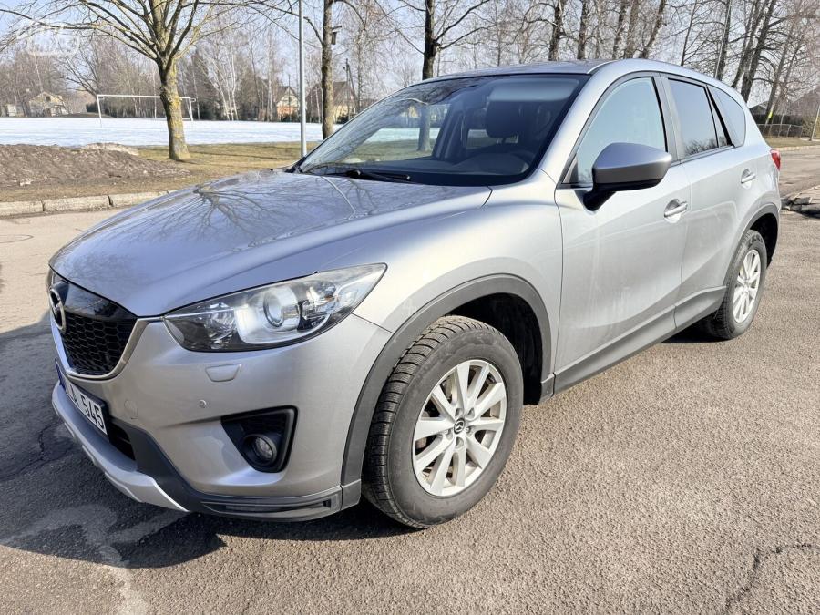 Grey Mazda CX-5 2012 in Sakiai, with an engine capacity of 2.20 L and mileage of 255 thousand km for 7000 €, photo 2 on AUTOMOTO.COM.LV
