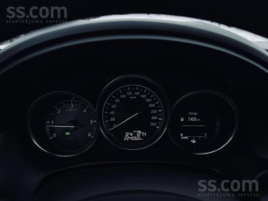 Pelēks Mazda CX-5 2012 Cēsis, ar dzinēja tilpumu 2.20 L un nobraukumu 0 tūkst. km par 6990 €, foto 22 vietnē AUTOMOTO.COM.LV