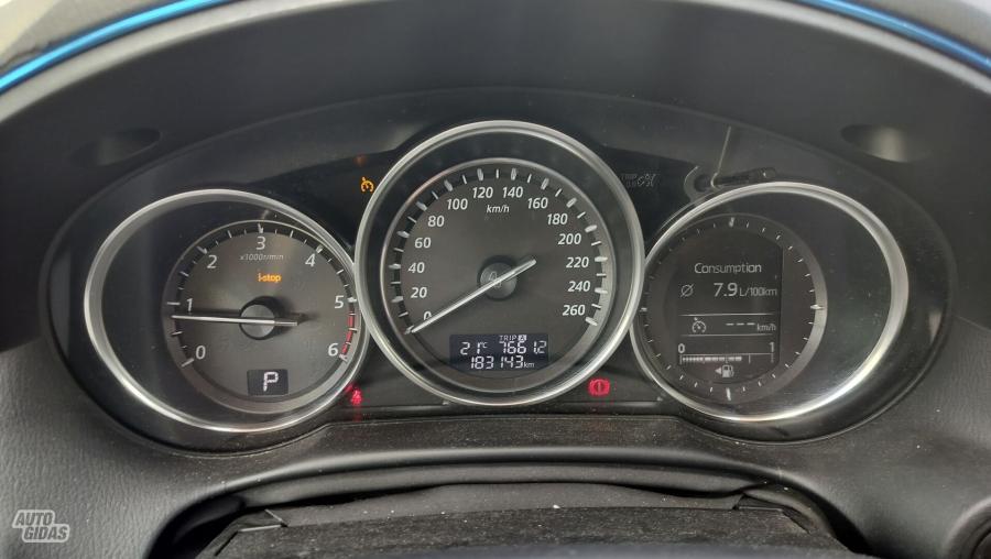 Grey Mazda CX-5 2012 in Jonava, with an engine capacity of 2.20 L and mileage of 184 thousand km for 6999 €, photo 7 on AUTOMOTO.COM.LV