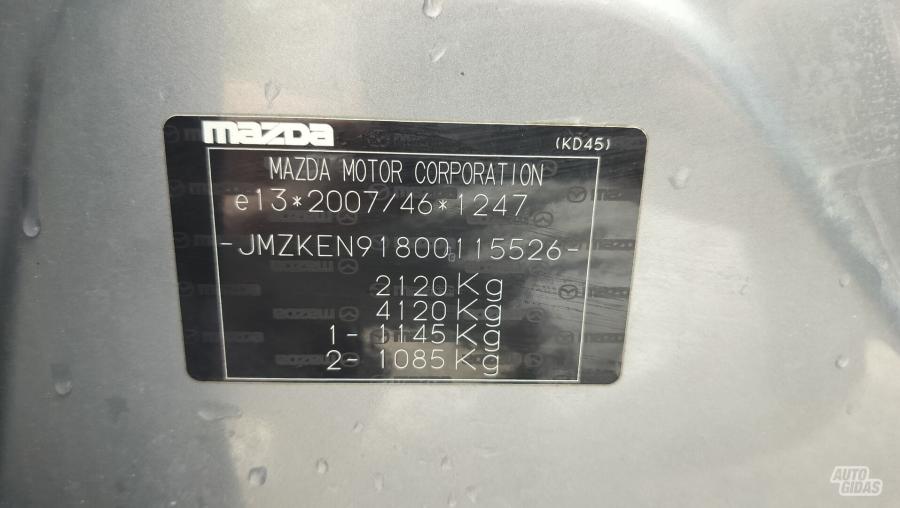 Grey Mazda CX-5 2012 in Jonava, with an engine capacity of 2.20 L and mileage of 184 thousand km for 6999 €, photo 8 on AUTOMOTO.COM.LV