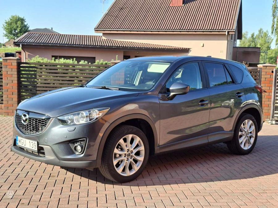 Pelēks Mazda CX-5 2012 Telšiai, ar dzinēja tilpumu 2.19 L un nobraukumu 205 tūkst. km par 7000 €, foto 1 vietnē AUTOMOTO.COM.LV