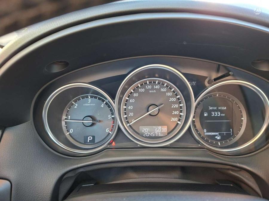 Pelēks Mazda CX-5 2012 Telšiai, ar dzinēja tilpumu 2.19 L un nobraukumu 205 tūkst. km par 7000 €, foto 12 vietnē AUTOMOTO.COM.LV