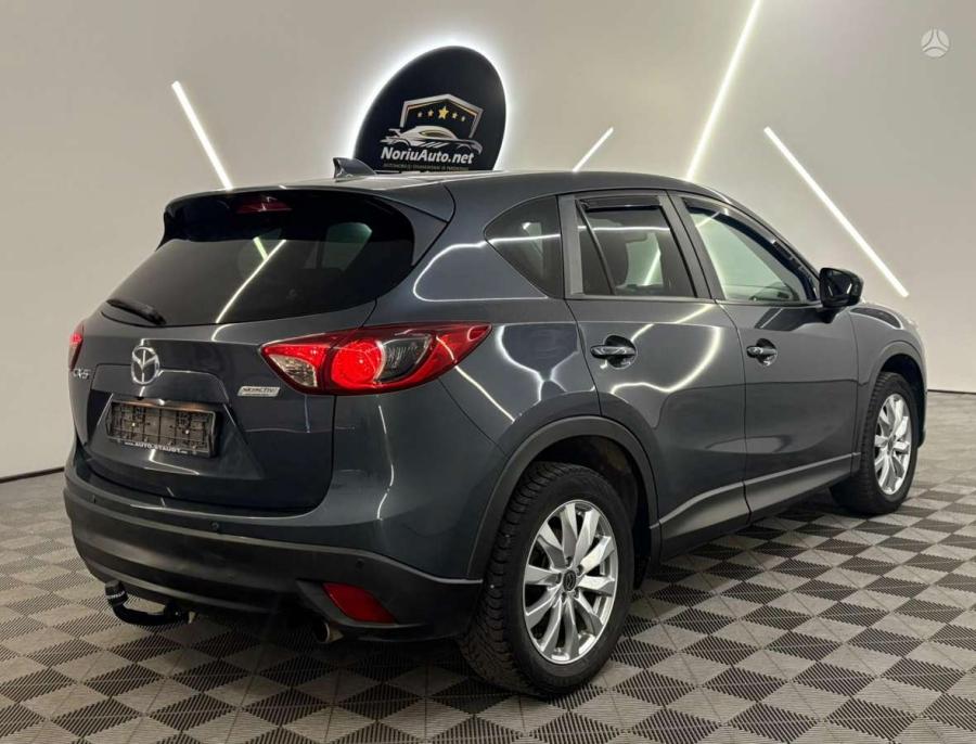 Grey Mazda CX-5 2012 in Marijampole, with an engine capacity of 2.19 L and mileage of 192 thousand km for 6999 €, photo 13 on AUTOMOTO.COM.LV