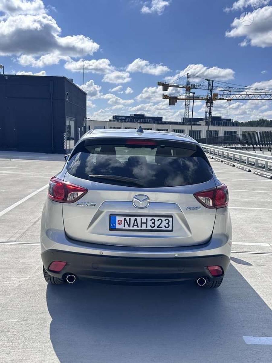Grey Mazda CX-5 2012 in Vilnius, with an engine capacity of 2.19 L and mileage of 179 thousand km for 7600 €, photo 7 on AUTOMOTO.COM.LV