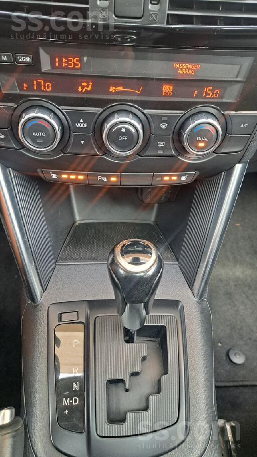 Grey Mazda CX-5 2012 in Ogre, with an engine capacity of 2.20 L and mileage of 169 thousand km for 7550 €, photo 19 on AUTOMOTO.COM.LV