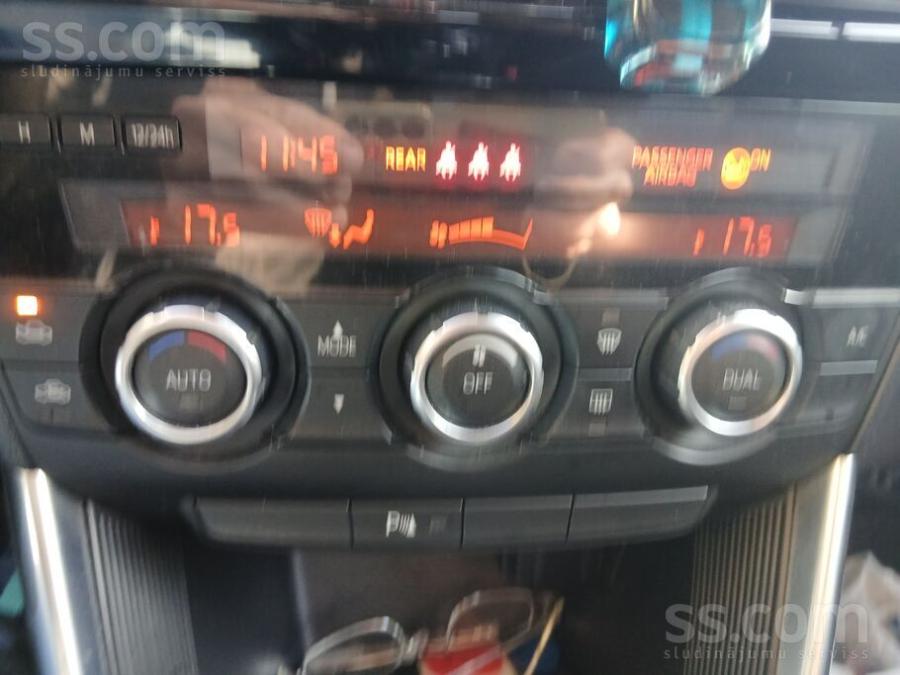 Pelēks Mazda CX-5 2012 Rīga, ar dzinēja tilpumu 2.20 L un nobraukumu 210 tūkst. km par 6950 €, foto 8 vietnē AUTOMOTO.COM.LV
