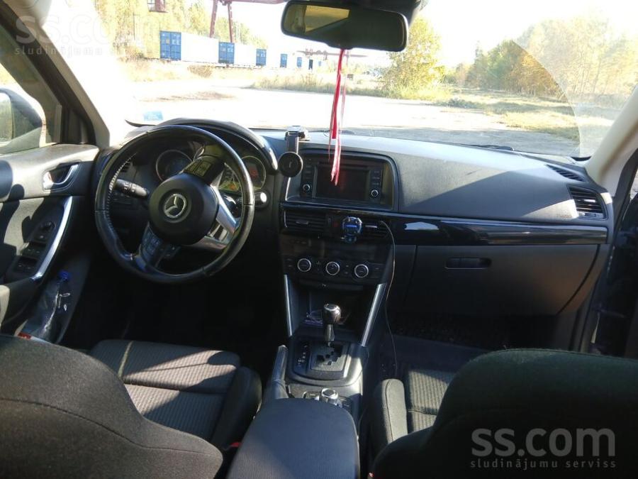 Pelēks Mazda CX-5 2012 Rīga, ar dzinēja tilpumu 2.20 L un nobraukumu 210 tūkst. km par 6950 €, foto 9 vietnē AUTOMOTO.COM.LV