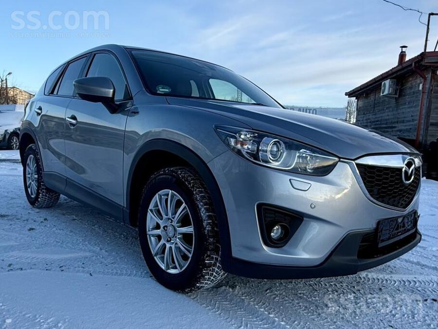 Grey Mazda CX-5 2013 in Riga, with an engine capacity of 2.20 L and mileage of 0 thousand km for 7550 €, photo 4 on AUTOMOTO.COM.LV