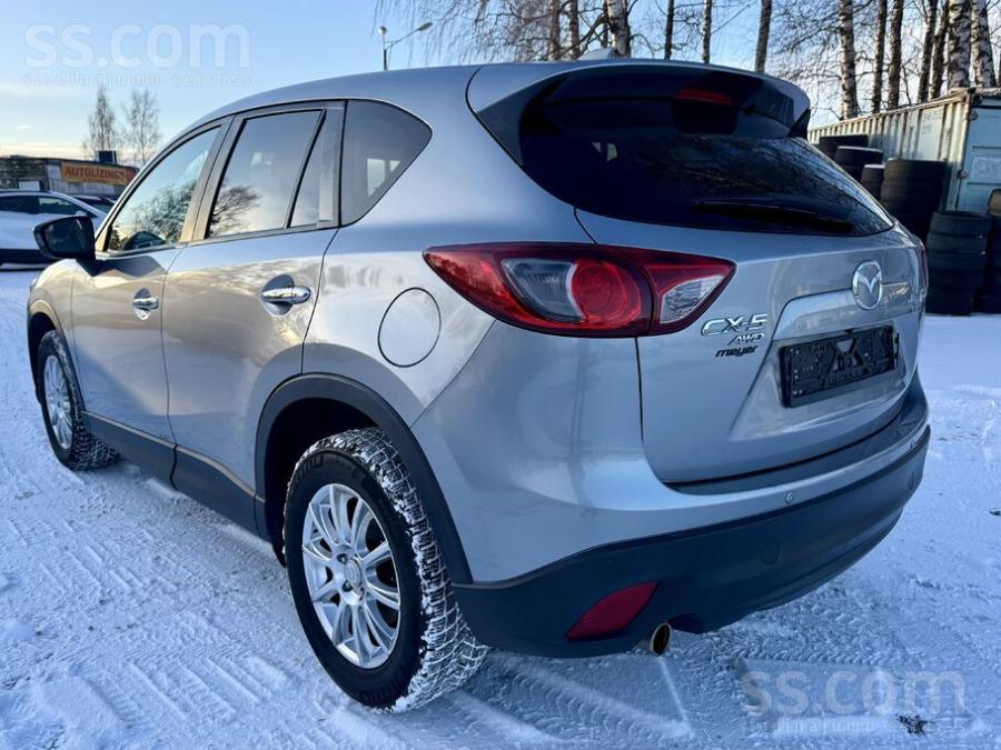 Grey Mazda CX-5 2013 in Riga, with an engine capacity of 2.20 L and mileage of 0 thousand km for 7550 €, photo 7 on AUTOMOTO.COM.LV