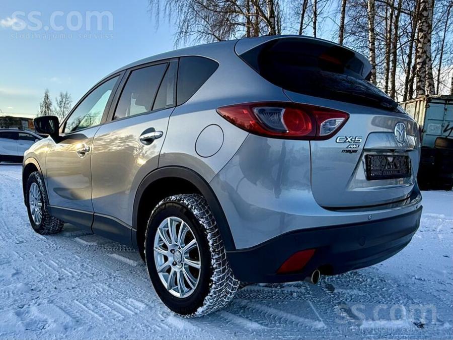 Grey Mazda CX-5 2013 in Riga, with an engine capacity of 2.20 L and mileage of 0 thousand km for 7550 €, photo 8 on AUTOMOTO.COM.LV