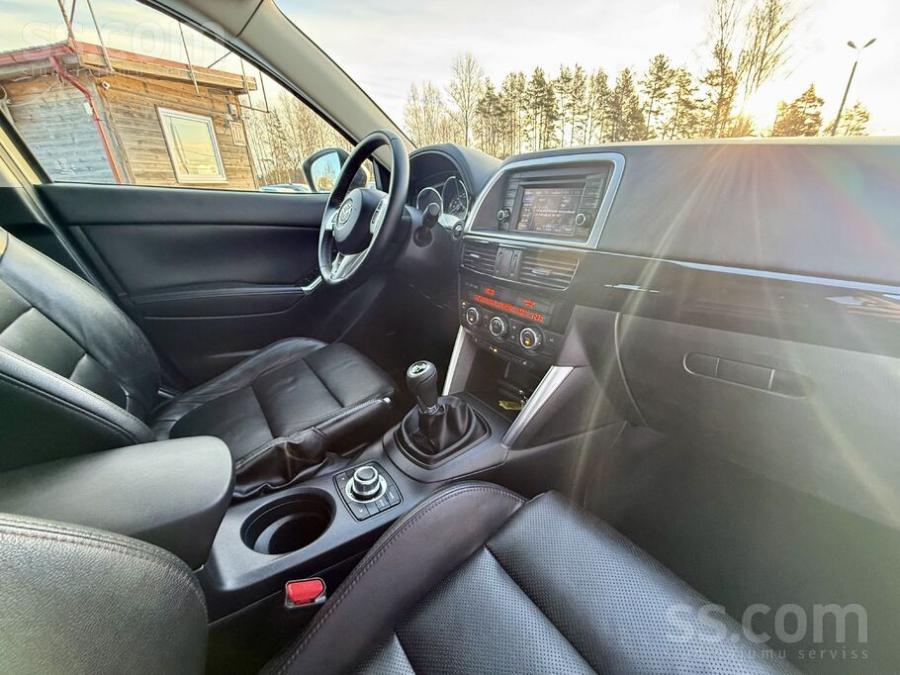 Grey Mazda CX-5 2013 in Riga, with an engine capacity of 2.20 L and mileage of 0 thousand km for 7550 €, photo 19 on AUTOMOTO.COM.LV