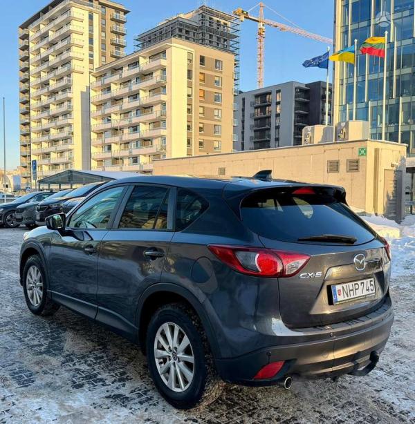 Grey Mazda CX-5 2013 in Vilnius, with an engine capacity of 2.19 L and mileage of 250 thousand km for 3900 €, photo 10 on AUTOMOTO.COM.LV