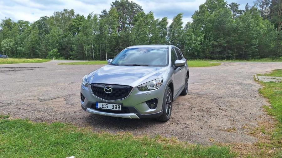 Grey Mazda CX-5 2013 in Kaunas, with an engine capacity of 2.20 L and mileage of 182 thousand km for 6900 €, photo 5 on AUTOMOTO.COM.LV