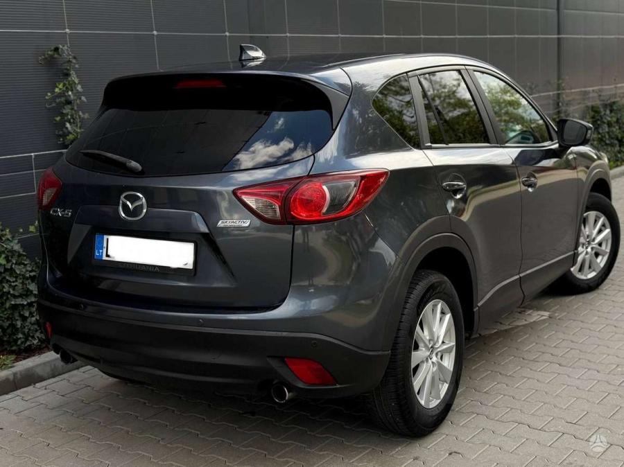 Grey Mazda CX-5 2013 in Klaipeda, with an engine capacity of 2.19 L and mileage of 297 thousand km for 6750 €, photo 6 on AUTOMOTO.COM.LV