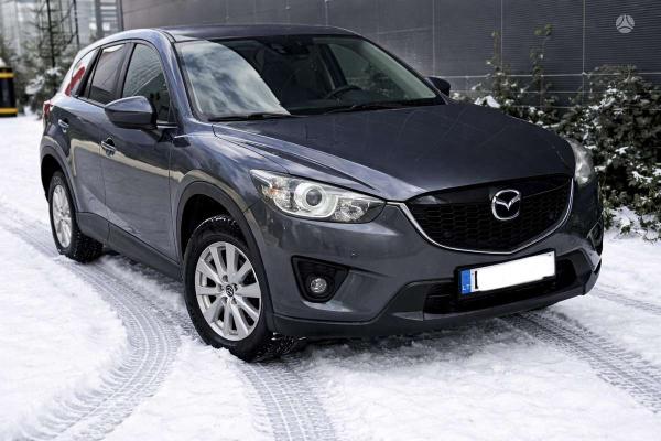 Pelēks Mazda CX-5 2013 Klaipėda, ar dzinēja tilpumu 2.19 L un nobraukumu 297 tūkst. km par 6850 €, foto 1 vietnē AUTOMOTO.COM.LV