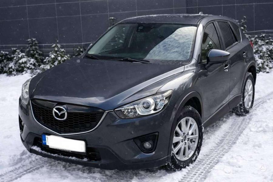 Pelēks Mazda CX-5 2013 Klaipėda, ar dzinēja tilpumu 2.19 L un nobraukumu 297 tūkst. km par 6850 €, foto 2 vietnē AUTOMOTO.COM.LV
