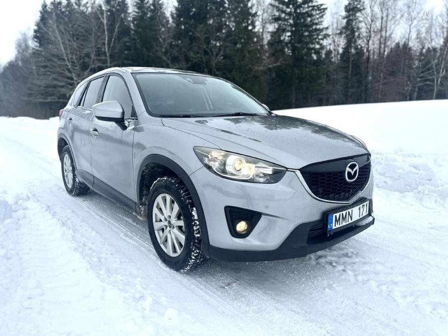 Grey Mazda CX-5 2013 in Plunge, with an engine capacity of 2.20 L and mileage of 230 thousand km for 6450 €, photo 3 on AUTOMOTO.COM.LV