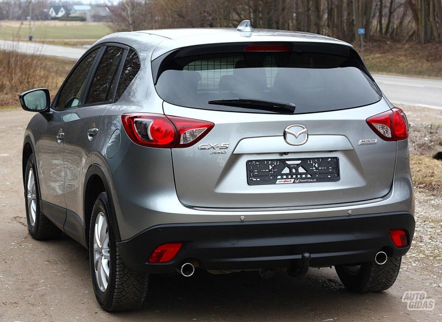 Pelēks Mazda CX-5 2013 Petrikaičiai, ar dzinēja tilpumu 2.20 L un nobraukumu 222 tūkst. km par 7699 €, foto 12 vietnē AUTOMOTO.COM.LV