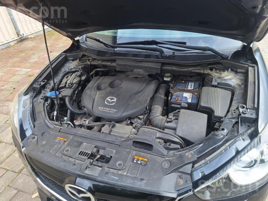 Grey Mazda CX-5 2013 in Saldus, with an engine capacity of 2.20 L and mileage of 315 thousand km for 5950 €, photo 16 on AUTOMOTO.COM.LV