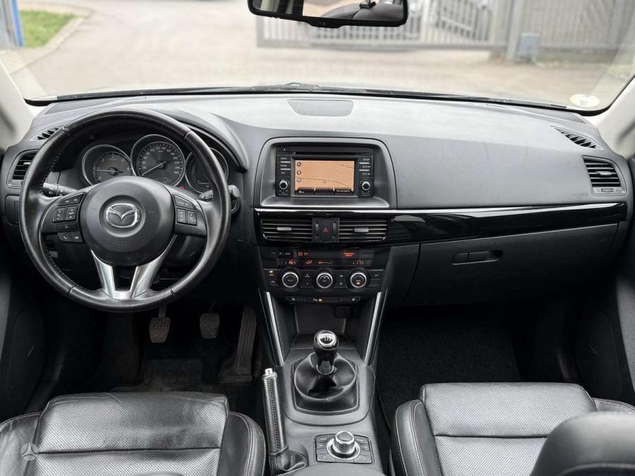 Pelēks Mazda CX-5 2013 Tauragė, ar dzinēja tilpumu 2.19 L un nobraukumu 178 tūkst. km par 5800 €, foto 13 vietnē AUTOMOTO.COM.LV