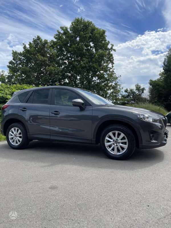 Pelēks Mazda CX-5 2013 Kauņa, ar dzinēja tilpumu 2.19 L un nobraukumu 224 tūkst. km par 5650 €, foto 4 vietnē AUTOMOTO.COM.LV