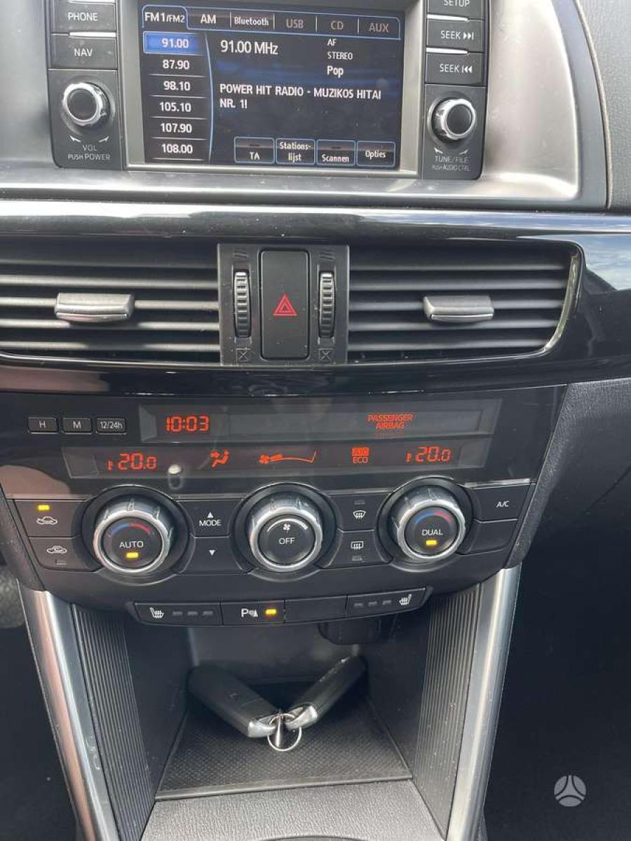 Grey Mazda CX-5 2013 in Kaunas, with an engine capacity of 2.19 L and mileage of 224 thousand km for 5650 €, photo 19 on AUTOMOTO.COM.LV