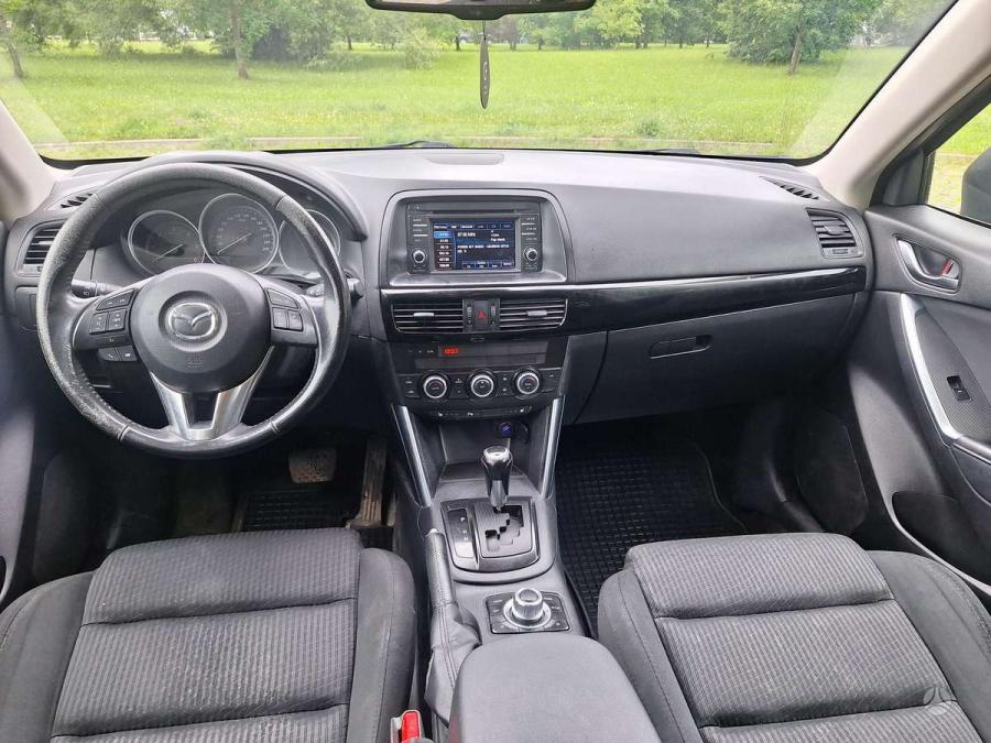 Grey Mazda CX-5 2013 in Panevezys, with an engine capacity of 2.19 L and mileage of 197 thousand km for 3900 €, photo 12 on AUTOMOTO.COM.LV