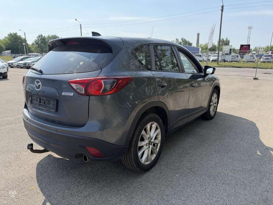Pelēks Mazda CX-5 2013 Marijampole, ar dzinēja tilpumu 2.19 L un nobraukumu 234 tūkst. km par 4550 €, foto 6 vietnē AUTOMOTO.COM.LV